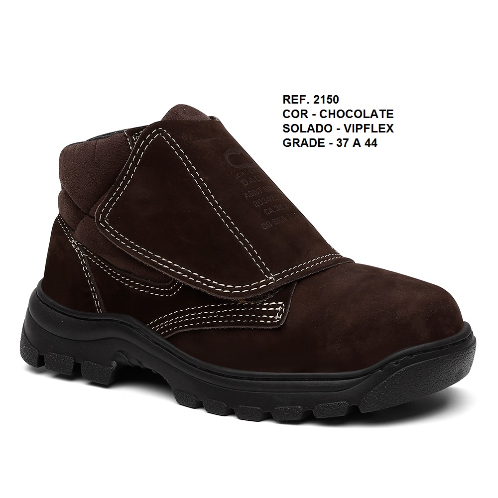 2150 – COTURNO SEG. VIPFLEX ACOLCH. C/ VELCRO – Calçados Dallas
